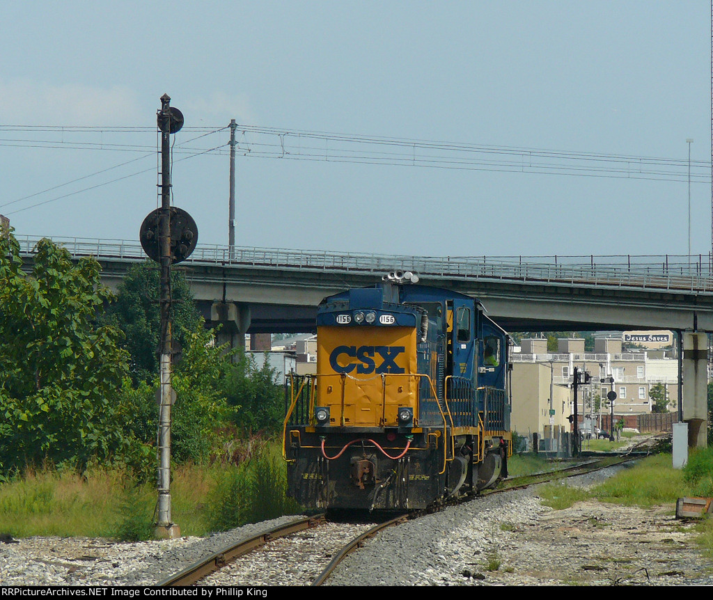 CSX 1156 eastbound Lite Power